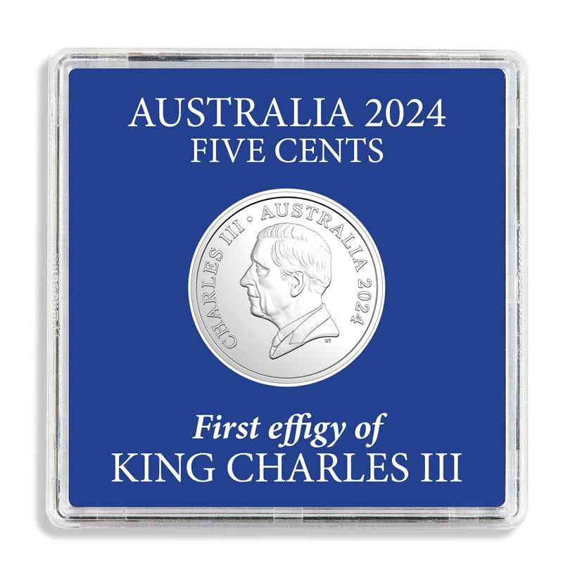 5c 2024 Echidna - King Charles III – M.R.Roberts - Wynyard Coin Centre