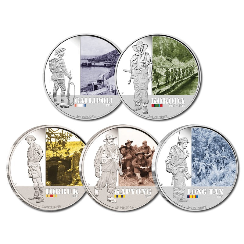 2012 Famous Battles in Australian History - Gallipoli 1oz Silver Coin ...