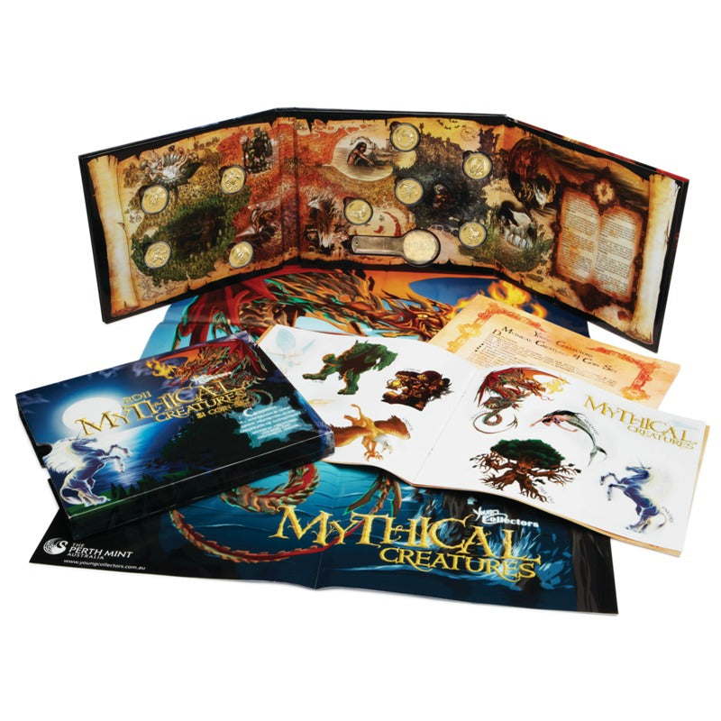 2011 Young Collectors - Mythical Creatures $1 Coin Set – M.R.Roberts ...