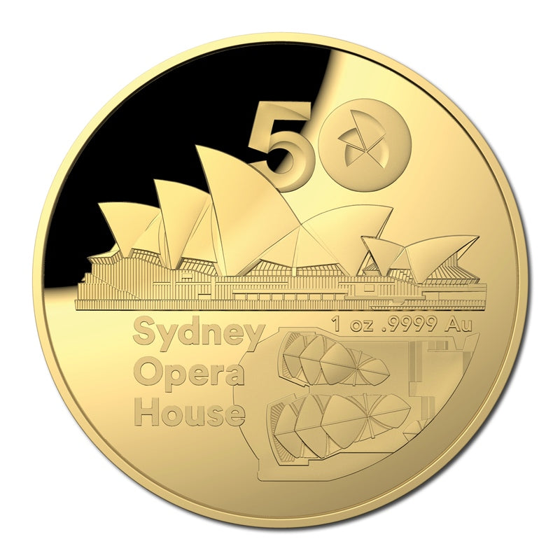 $100 2023 Sydney Opera House 50th Anniversary - Domed Gold Proof – M.R ...
