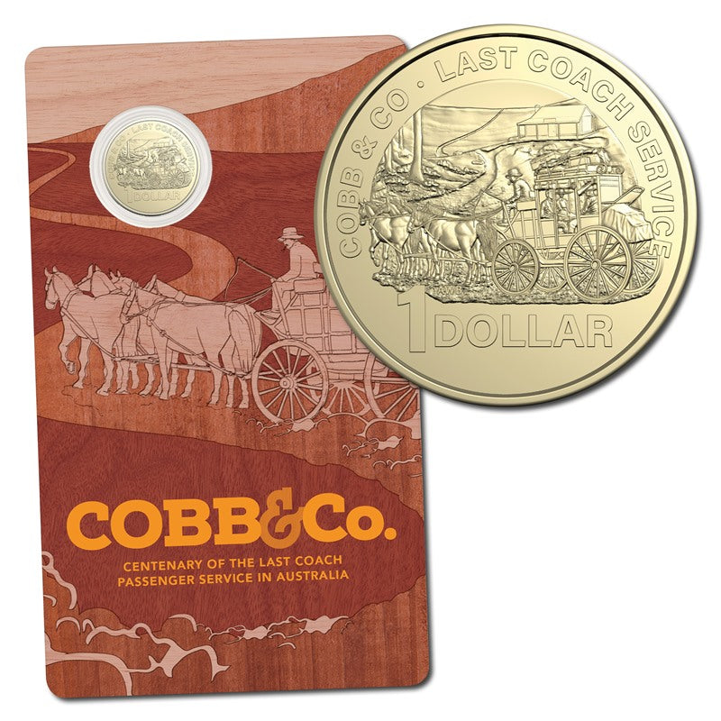 $1 2024 Cobb & Co Centenary Al/Bronze UNC – M.R.Roberts - Wynyard Coin ...