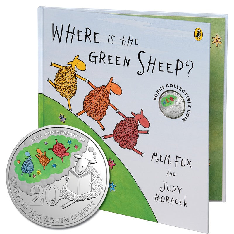 20c 2024 Where is the Green Sheep UNC - Special Edition Book – M.R ...