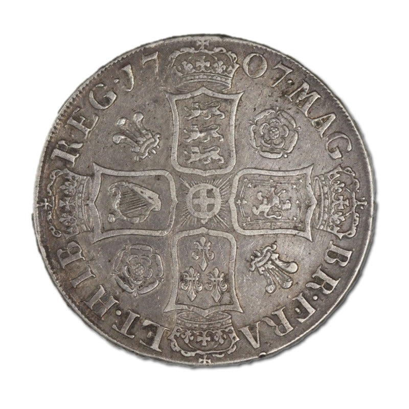 Great Britain 1707 Queen Anne Silver Crown – M.R.Roberts - Wynyard Coin ...