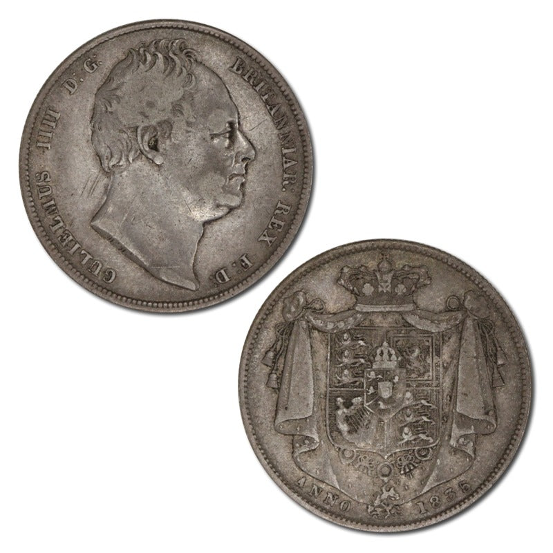 Great Britain 1835 William IIII Halfcrown VF – M.R.Roberts - Wynyard ...