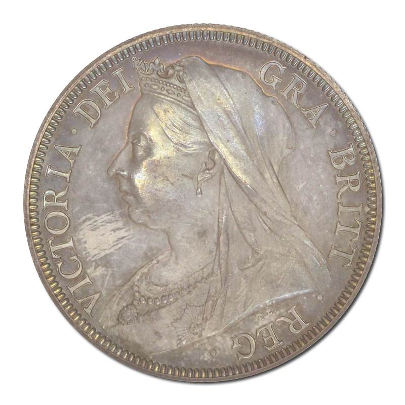 Great Britain 1893 Victoria Silver Proof Halfcrown – M.R.Roberts ...