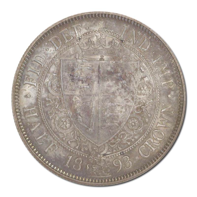 Great Britain 1893 Victoria Silver Proof Halfcrown – M.R.Roberts ...