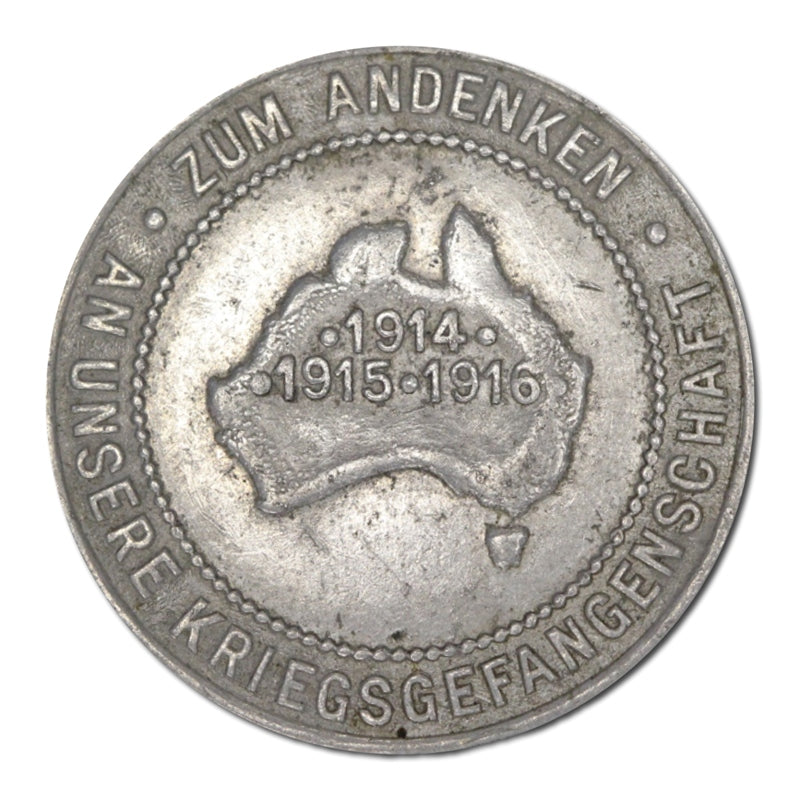 Australia 1914-16 German Concentration Camp Aluminium Token – M.R ...