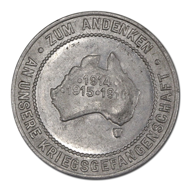 Australia 1914-16 German Concentration Camp Aluminium Token – M.R ...