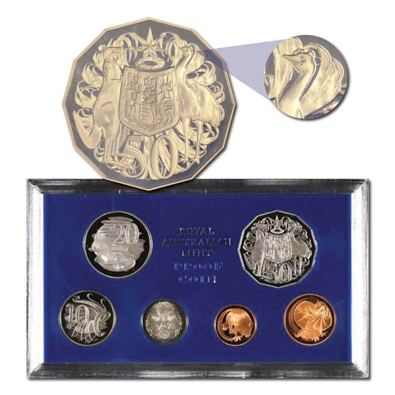 1979 Proof Set with Double Bar 50c Variety – M.R.Roberts - Wynyard Coin ...