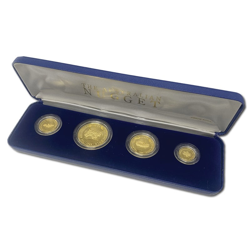 1986 Australian Nugget 4 Coin Gold Proof Set – M.R.Roberts - Wynyard ...