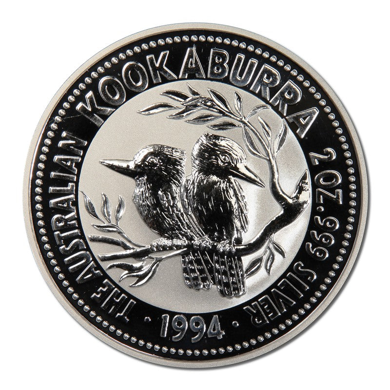 1994 Kookaburra $2 2oz Silver UNC – M.R.Roberts - Wynyard Coin Centre