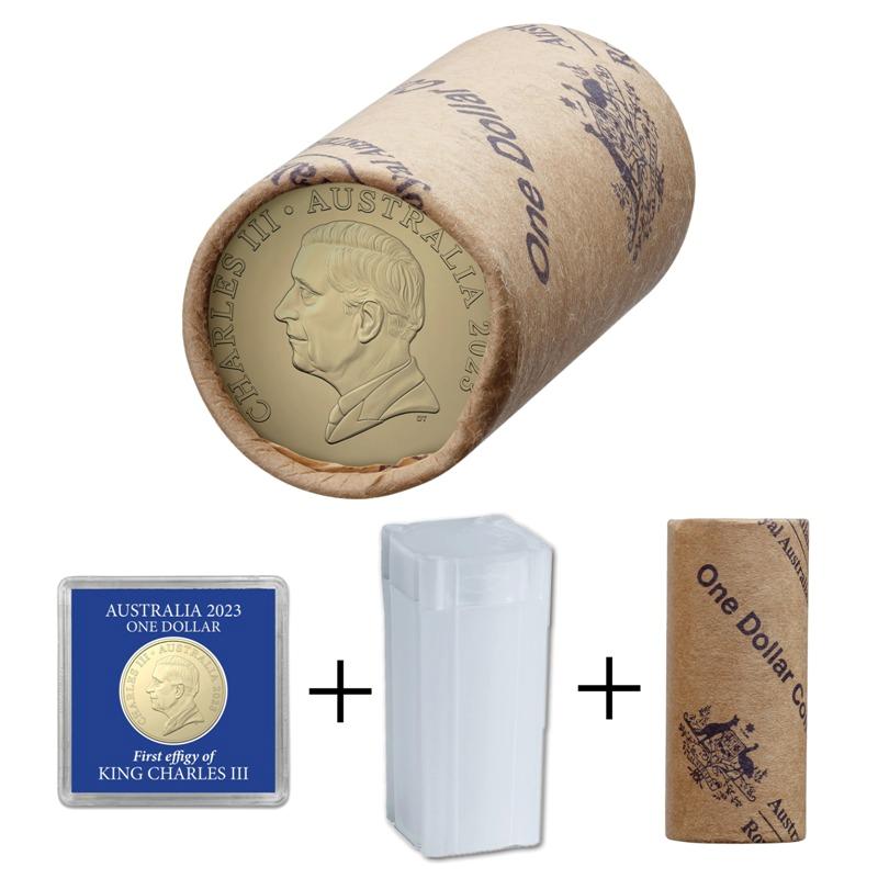 $1 2023 Mob of Roos - King Charles III Mint Roll (NON-PREMIUM PACKAGE ...