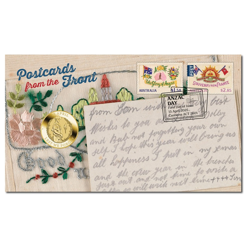 PNC 2025 ANZAC Day - Postcards – M.R.Roberts - Wynyard Coin Centre