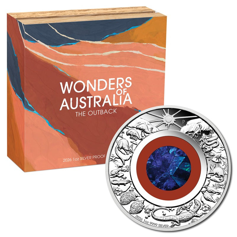 2026 Wonders of Australia - The Outback Opal 1oz Silver Proof – M.R ...