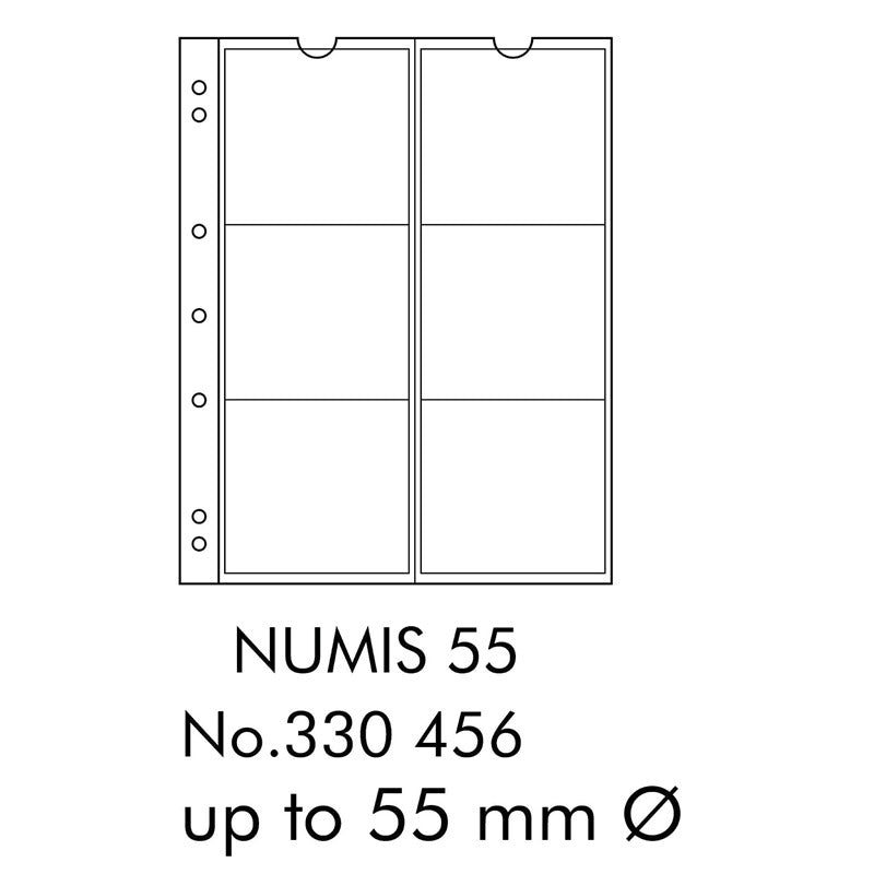 NUMIS Coin Sheets - Pack of 5 – M.R.Roberts - Wynyard Coin Centre
