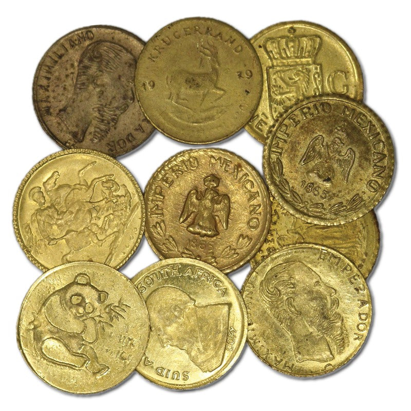 World 8ct Gold Miniatures - Various Types – M.R.Roberts - Wynyard Coin ...