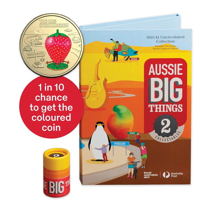 $1 2025 Aussie Big Things 2 10 Coin Set with Folder – M.R.Roberts - Wynyard Coin Centre