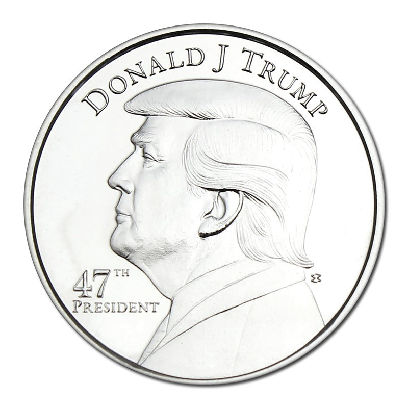 Donald J Trump 47th President 1oz Silver Medal – M.R.Roberts - Wynyard ...
