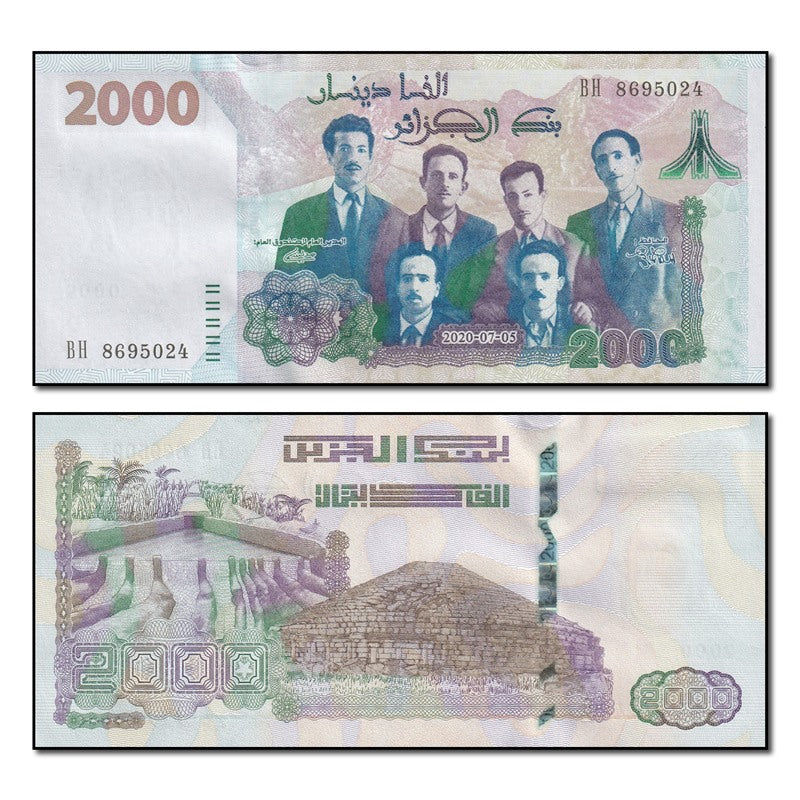 Algeria 2020 2000 Dinars P.147 CFU – M.R.Roberts - Wynyard Coin Centre
