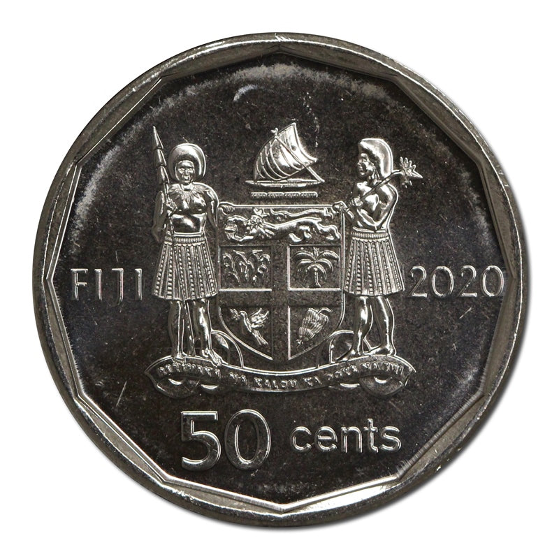 Fiji 2020 50 Cents - 50 Years of Independence – M.R.Roberts - Wynyard ...