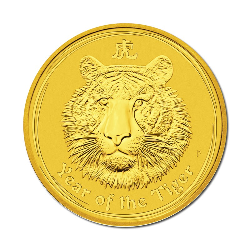 2010 $5 Year Of The Tiger 1/20oz Gold UNC – M.R.Roberts - Wynyard Coin ...