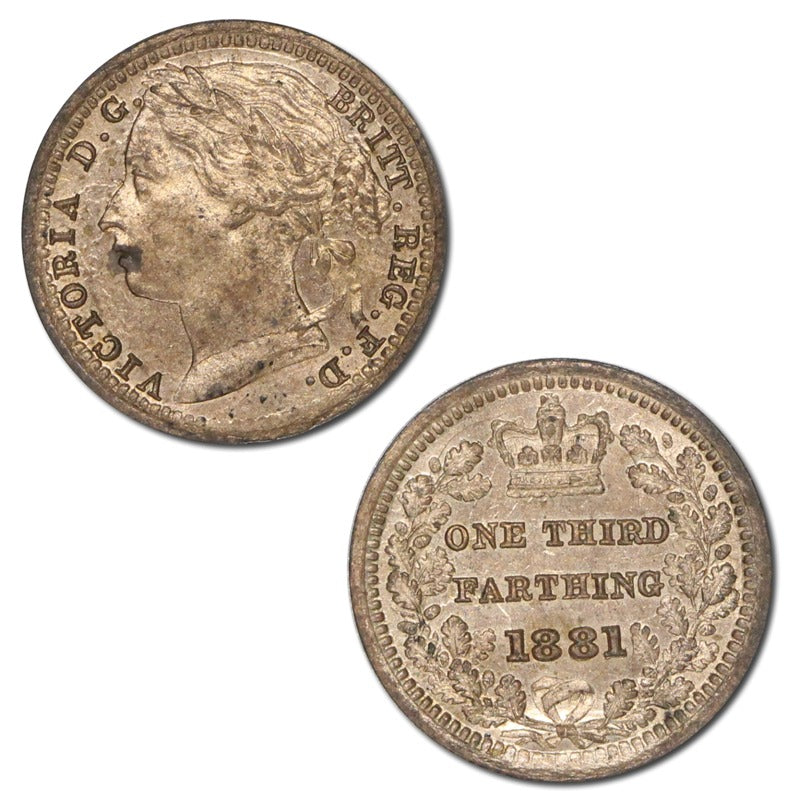 Great Britain 1881 Victoria One Third Farthing – M.R.Roberts - Wynyard ...