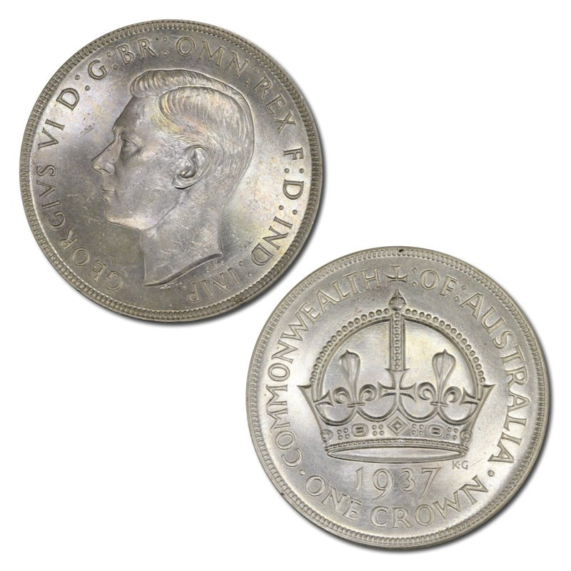 Australia 1937 Crown – M.R.Roberts - Wynyard Coin Centre