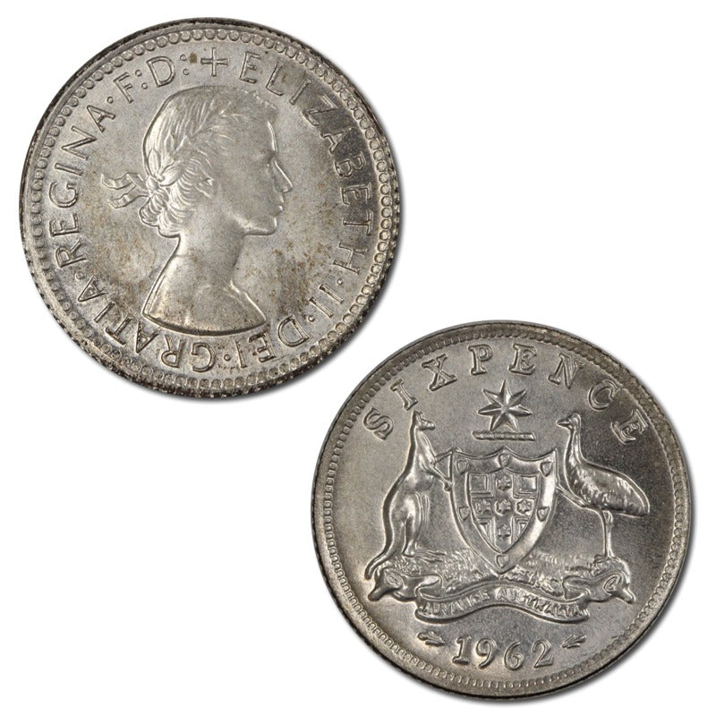 Australia 1962 Sixpence – M.R.Roberts - Wynyard Coin Centre