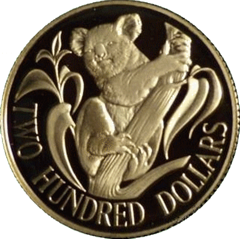 $200 1980 Koala Proof Gold Coin – M.R.Roberts - Wynyard Coin Centre