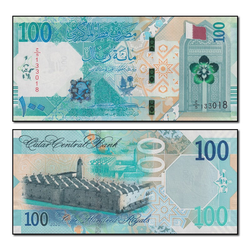 Qatar 2020 100 Riyals P.36 CFU – M.R.Roberts - Wynyard Coin Centre