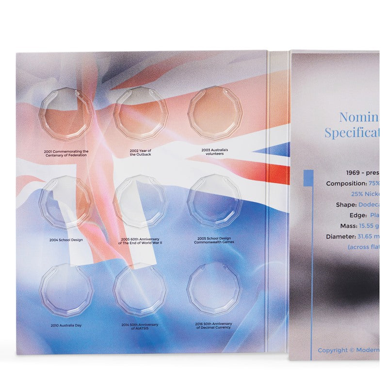 Australian 50c Circulating Coin Collection Album Folders - Vol I & II ...