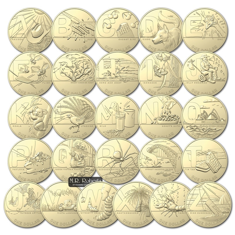 $1 2021 Great Aussie Coin Hunt II A-Z Set of 26 with Folder – M.R ...