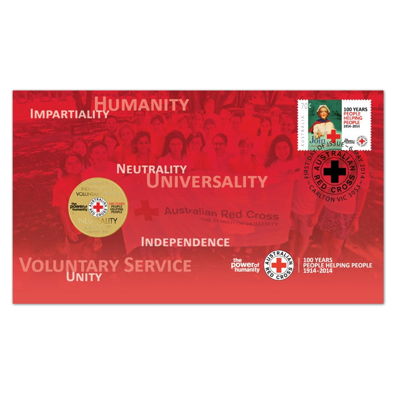 PNC 2014 Red Cross 100 Years – M.R.Roberts - Wynyard Coin Centre