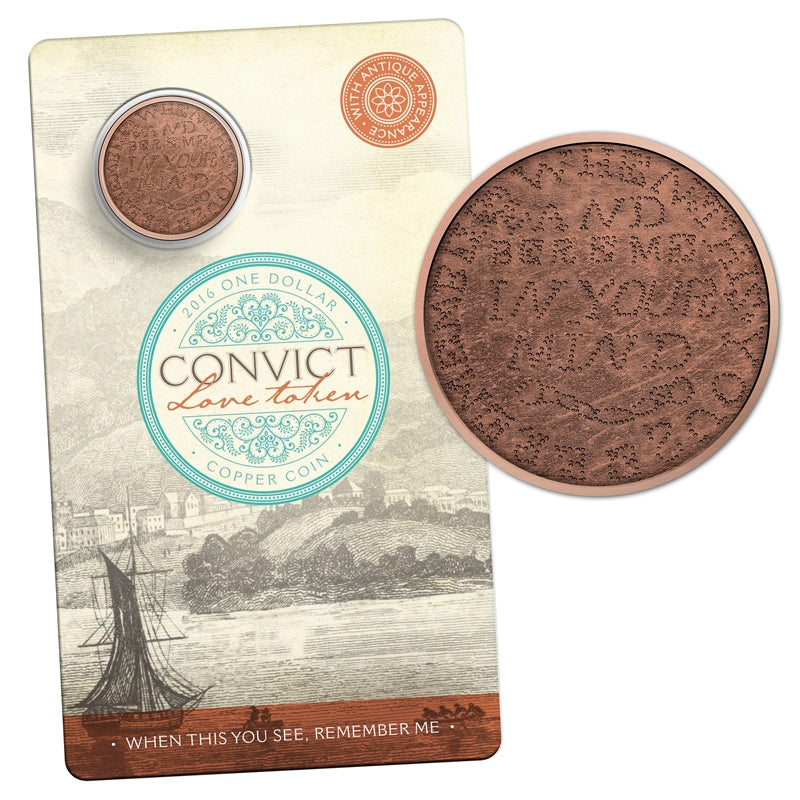 $1 2016 Convict Love Tokens - Remember Me - Wynyard Coin Centre – M.R ...