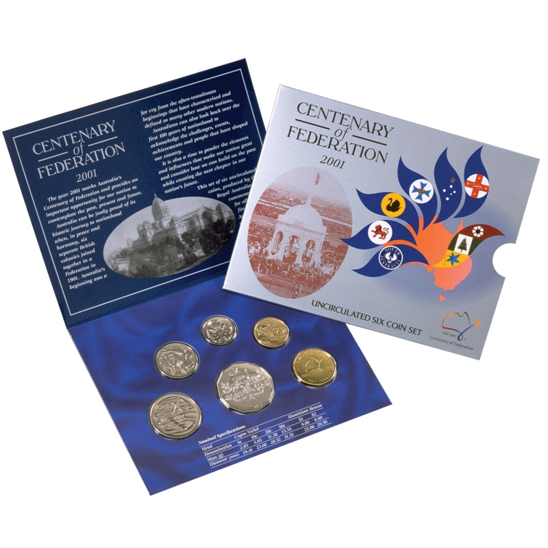 2001 Mint Set - Federation Centenary - Wynyard Coin Centre – M.R ...