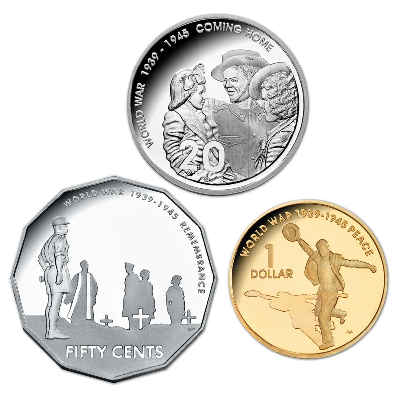 2005 Proof Set - WWII 60th Anniversary - Wynyard Coin Centre – M.R ...