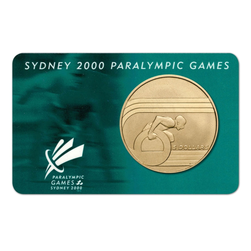 $5 2000 Paralympics Al/Bronze UNC - Wynyard Coin Centr – M.R.Roberts ...