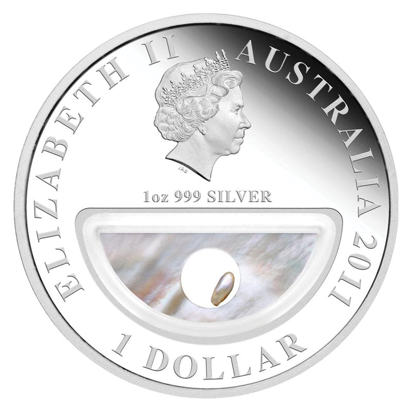 2011 Treasures of Australia Pearl Locket - 1oz Silver Proof - Wynyard ...