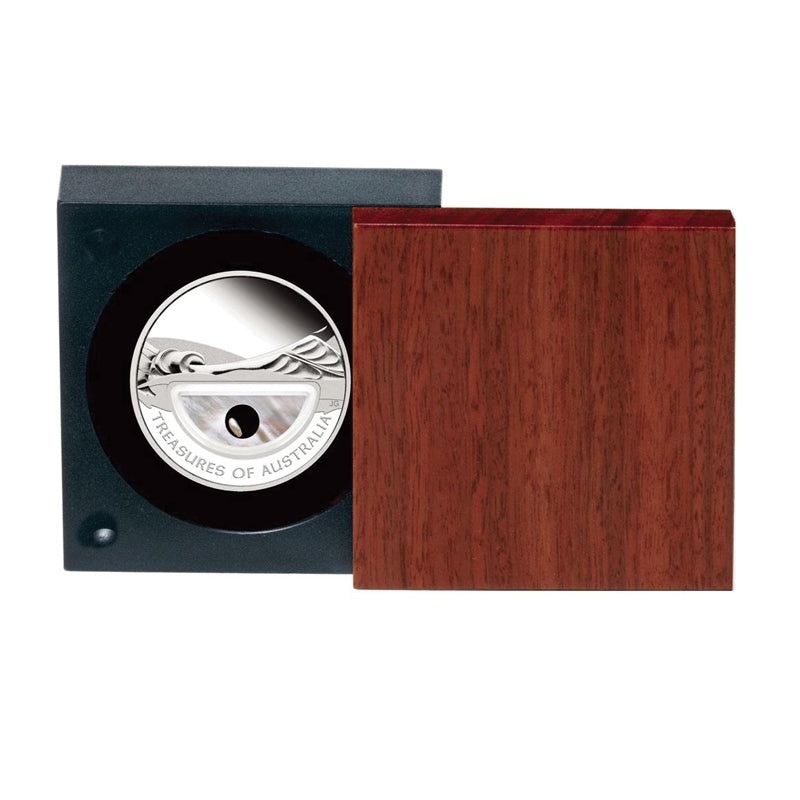 2011 Treasures of Australia Pearl Locket - 1oz Silver Proof - Wynyard ...