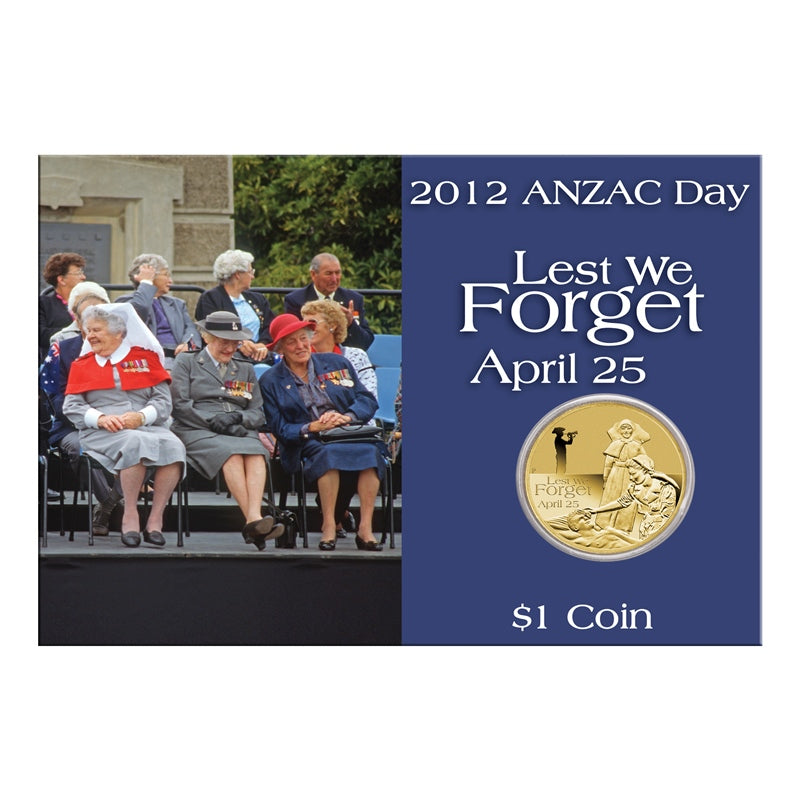 2009-2012 $1 ANZAC Day - Lest We Forget UNC 4 Coin Set – M.R.Roberts ...
