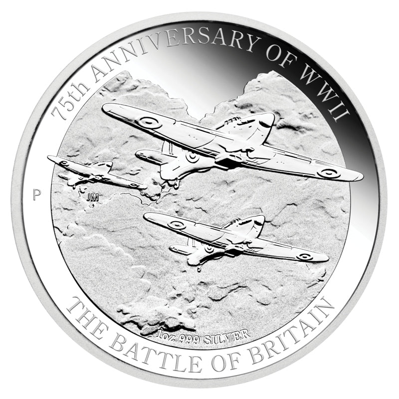 2015 75th Anniversary of WWII - The Battle of Britain 1oz Silver Proof ...