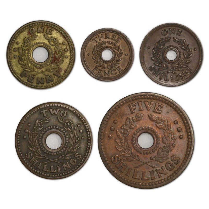 (1939-45) WWII Internment Camp Token Set – M.R.Roberts - Wynyard Coin ...