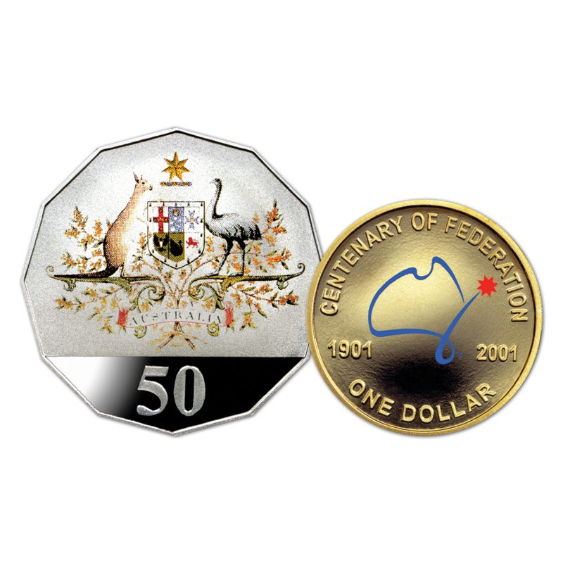 2001 Centenary of Federation 20 Coin Proof Set - Wynyard Coin Centre ...