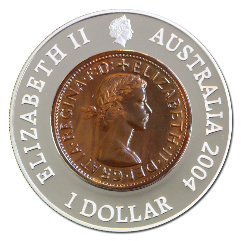 $1 Subscription 2004 1964 Penny Silver Proof - Wynyard Coin Centre – M ...