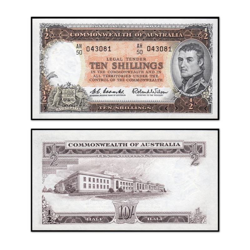 (1961) Ten Shillings Coombs/Wilson R.17 - Wynyard Coin Centre – M.R ...