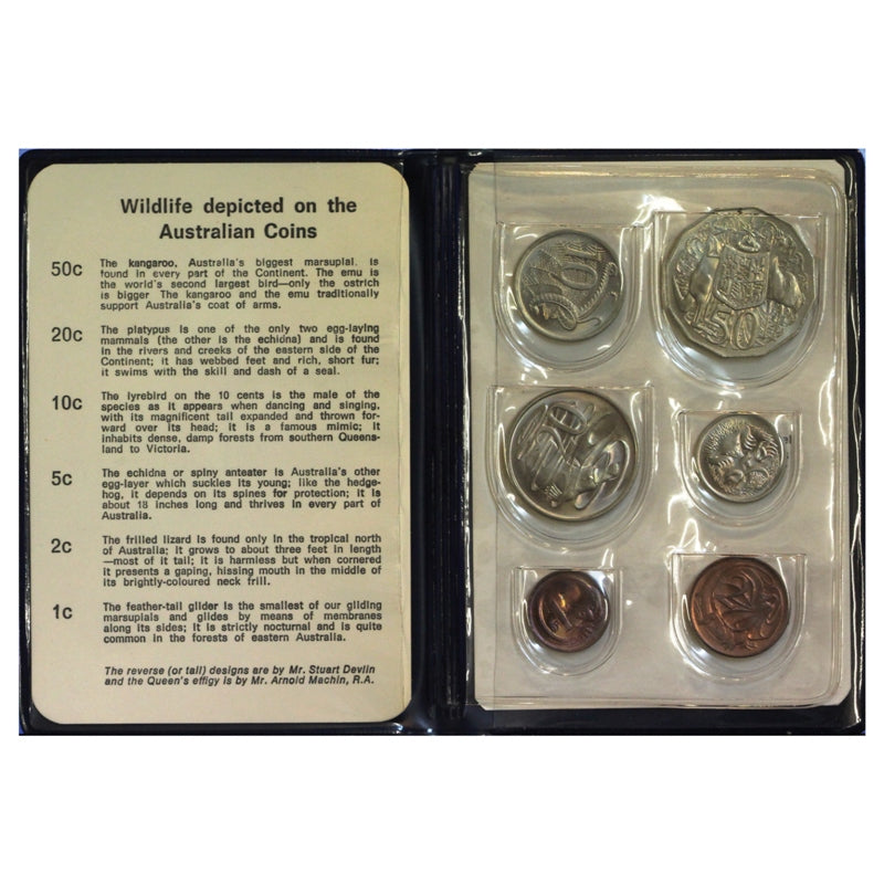 1969 Mint Set Blue Wallet - Wynyard Coin Centre – M.R.Roberts - Wynyard ...