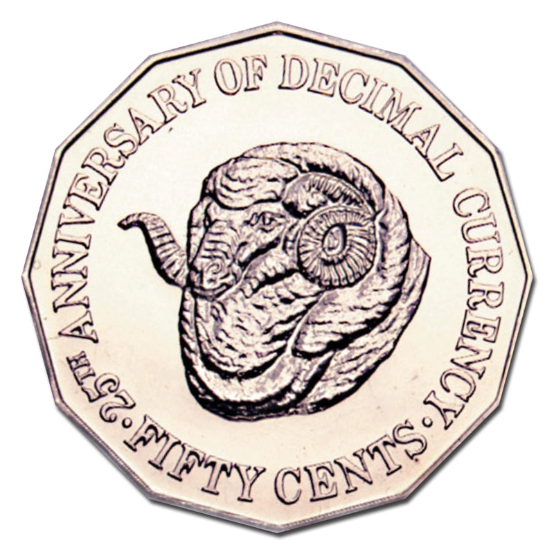 50c 1991 Rams Head UNC - Wynyard Coin Centre – M.R.Roberts - Wynyard ...