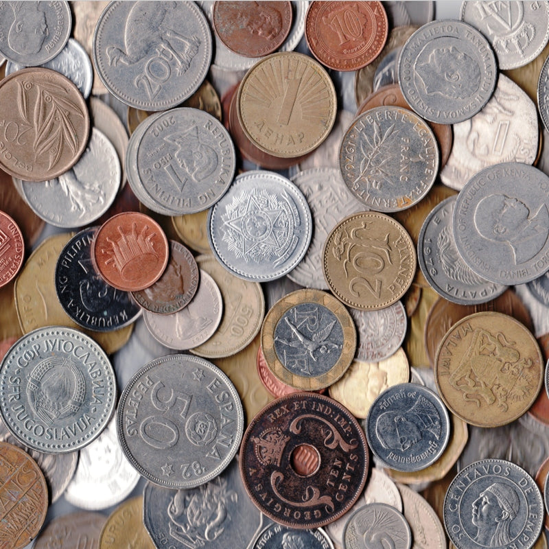 Assorted Bag Of World Coins & Tokens - Wynyard Coin Centre – M.R ...